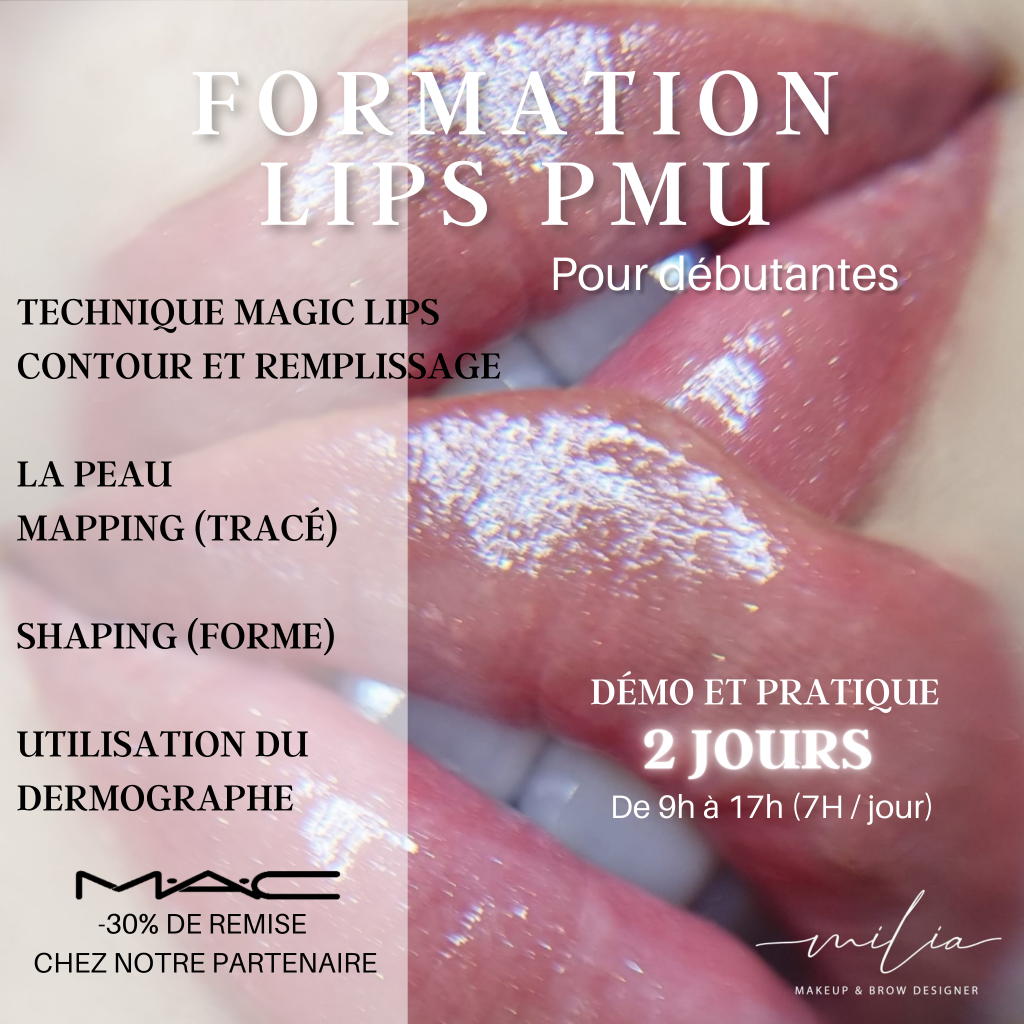 FORMATION LIPS PMU (2jours) - BY MILIA OHB